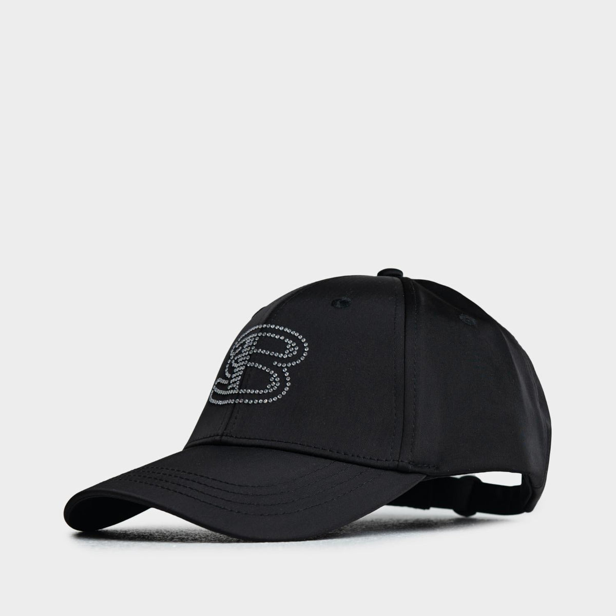 Ben Sherman B Bling Cap Black | Rhinestone Logo | Partisan and Co