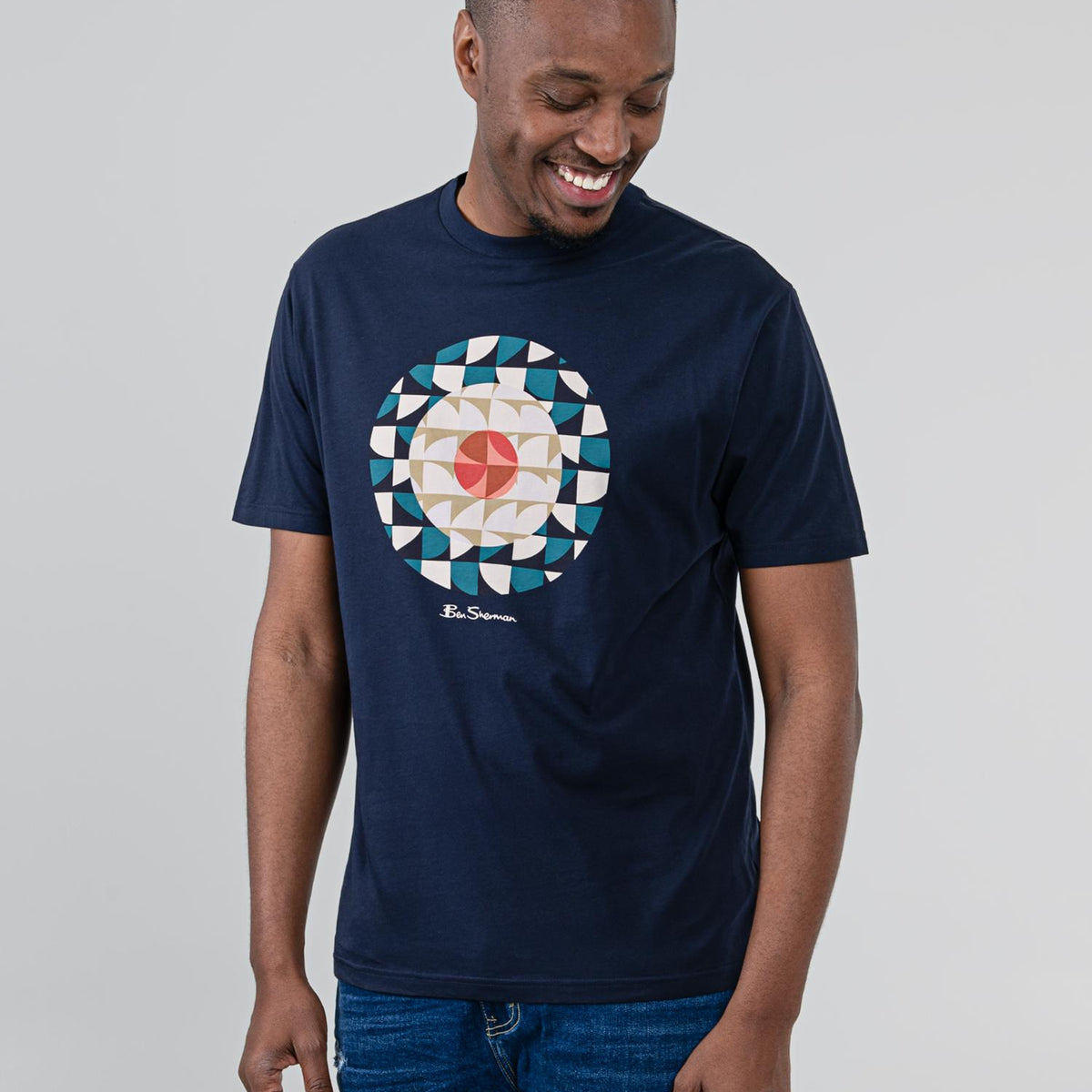 Geo Target Tee - Navy – Partisan and Co