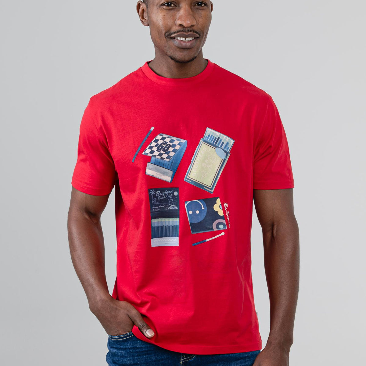 Match Box Tee - Red – Partisan and Co